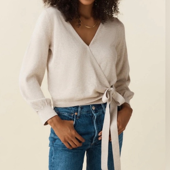 VETTA | Sweaters | Vetta Capsule The Convertible Classic Wrap Sweater ...